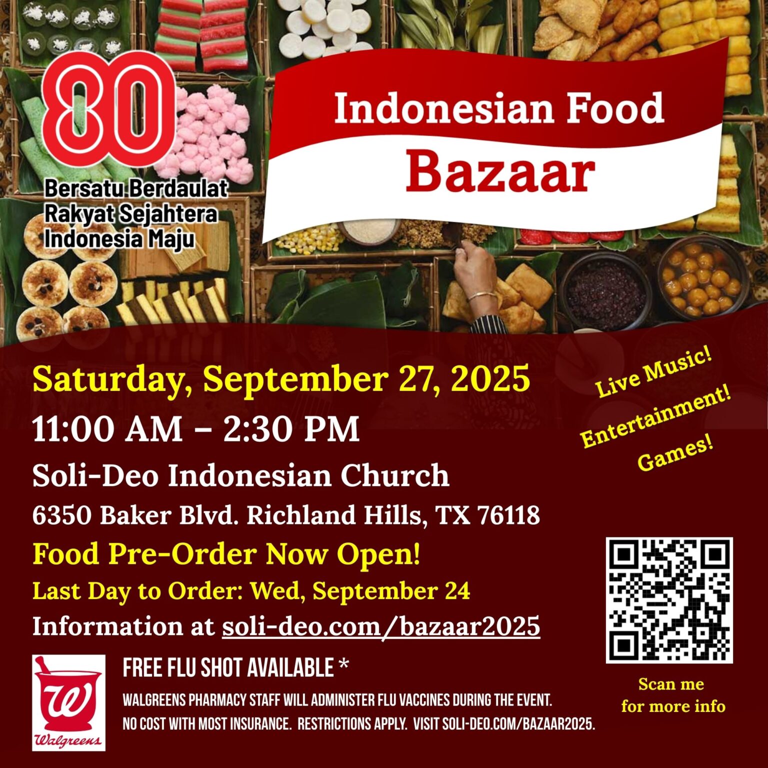 Indonesian Bazaar 2025 – Soli-Deo Indonesian Church
